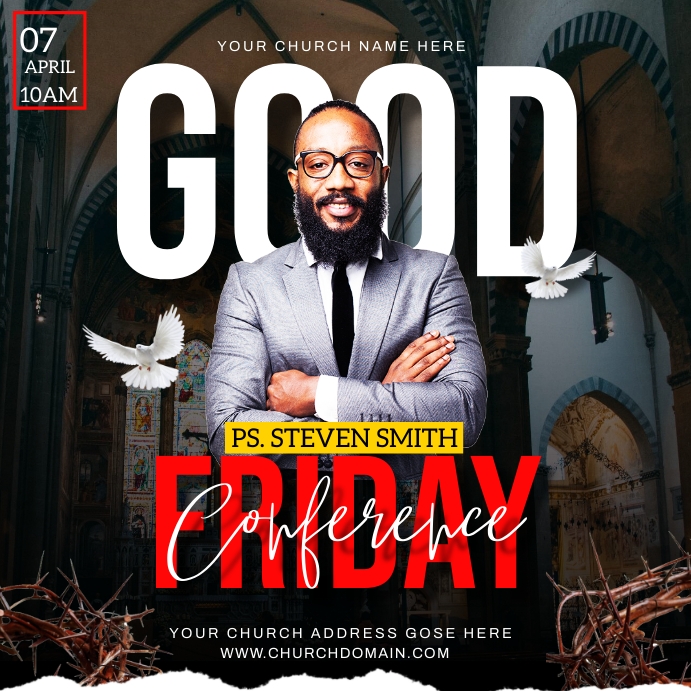 GOOD FRIDAY' Template | PosterMyWall