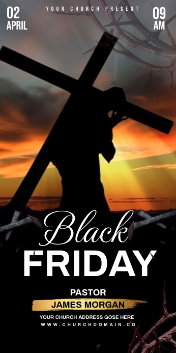 Copy of GOOD FRIDAY' | PosterMyWall