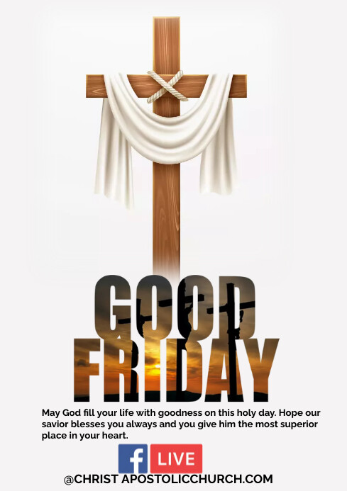 GOOD FRIDAY (1) Template | PosterMyWall