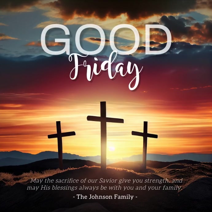 Good Friday (1) Template | PosterMyWall