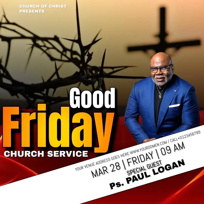 Good FRIDAY (3) Template | PosterMyWall