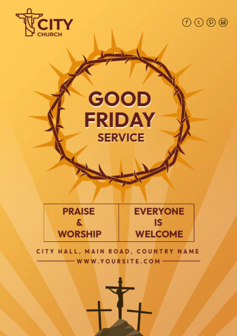 Good Friday Template | PosterMyWall