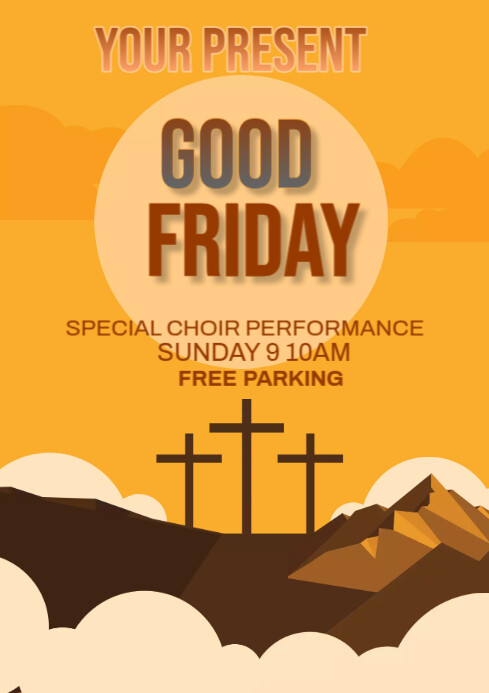 Good Friday Ads Template | PosterMyWall
