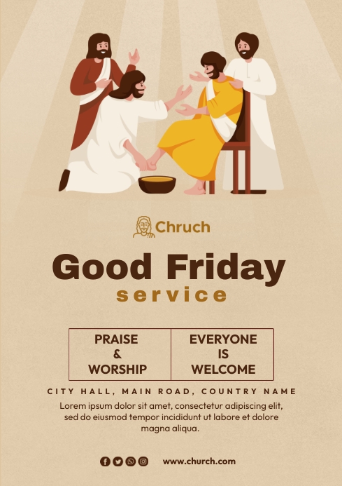 Good Friday Ads Template | PosterMyWall