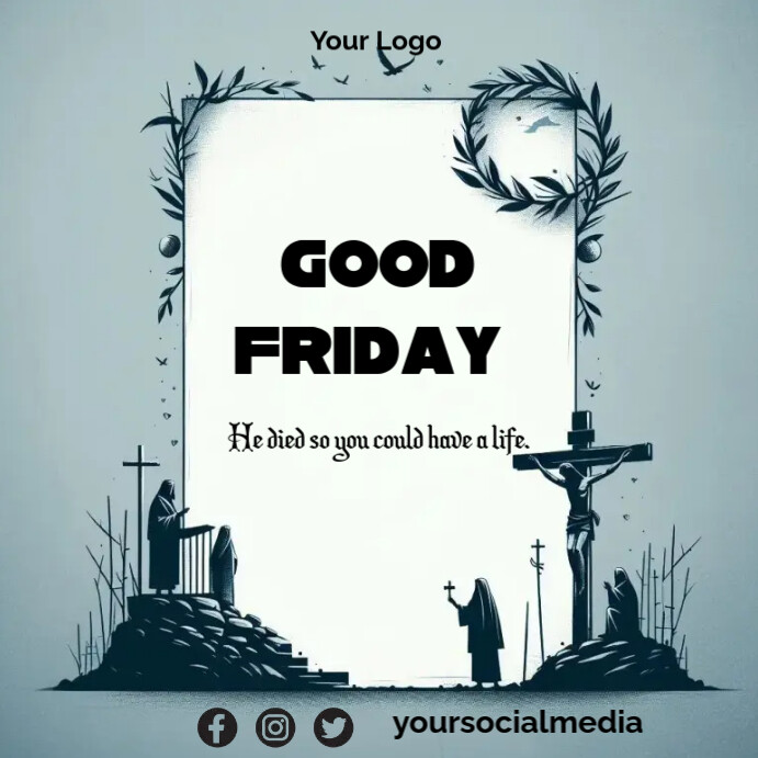 Good Friday Background Template | PosterMyWall