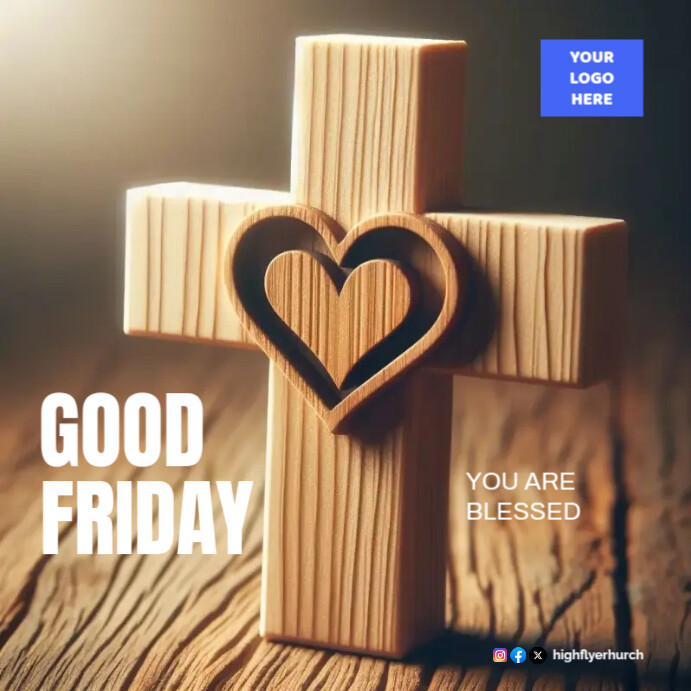 Good Friday blessing Template | PosterMyWall