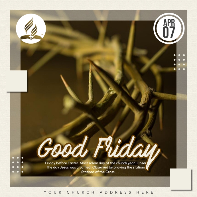 Good Friday Card Template | PosterMyWall