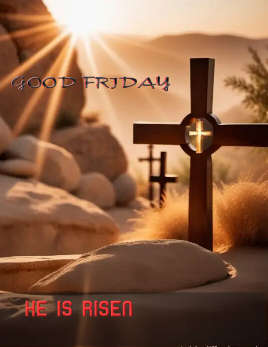 GOOD FRIDAY CELEBRATIONS Template | PosterMyWall