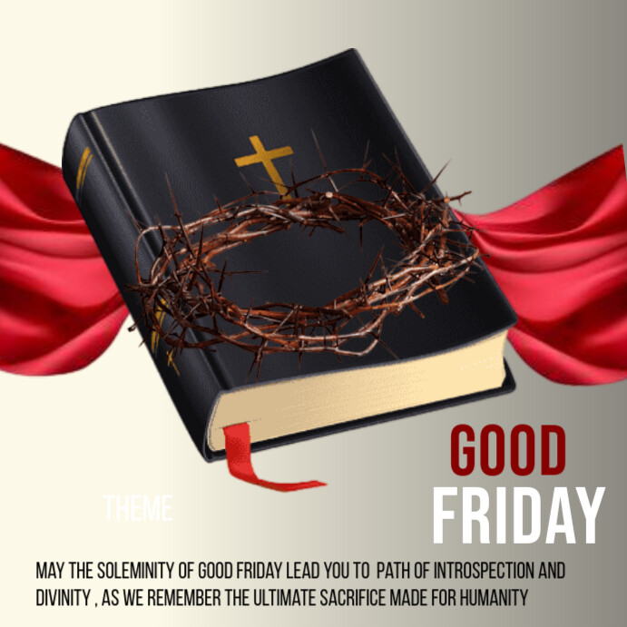good friday church Template | PosterMyWall