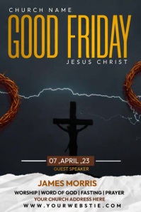 Good friday Template | PosterMyWall