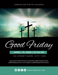 Good Friday Flyer Template | PosterMyWall