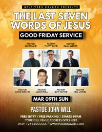 Good friday church service Template | PosterMyWall