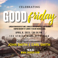 Good friday church event Template | PosterMyWall
