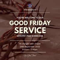 good friday church service flyer template | PosterMyWall