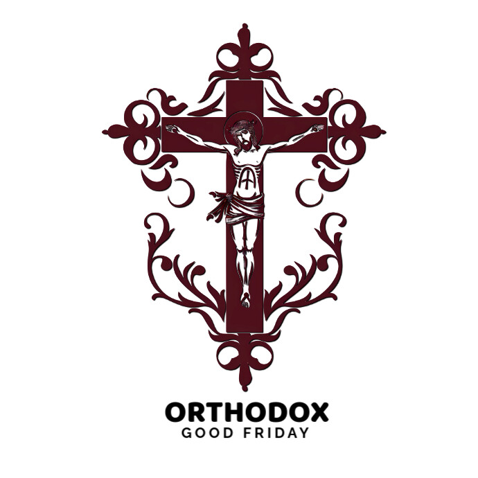 Good friday crucifix logo Template | PosterMyWall