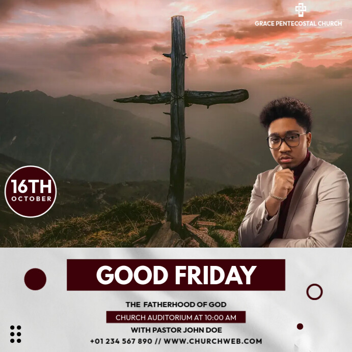 good friday Template | PosterMyWall