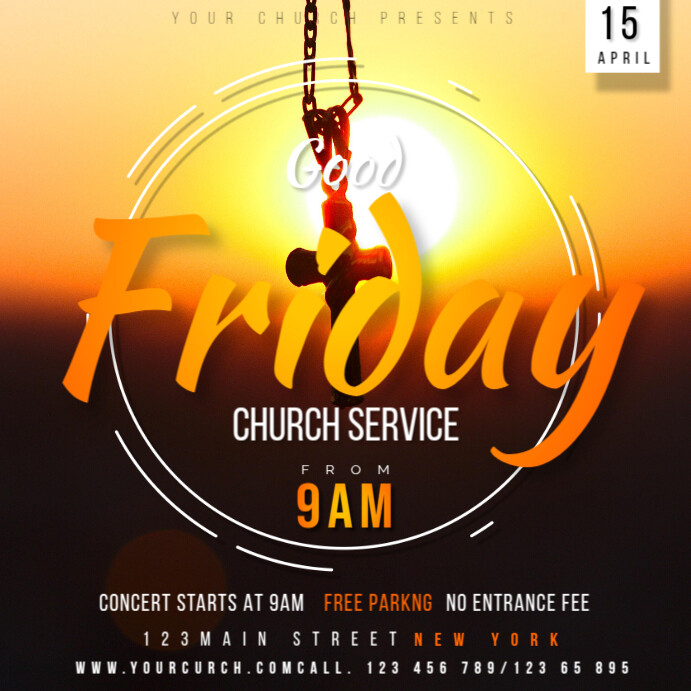Good Friday Template | PosterMyWall