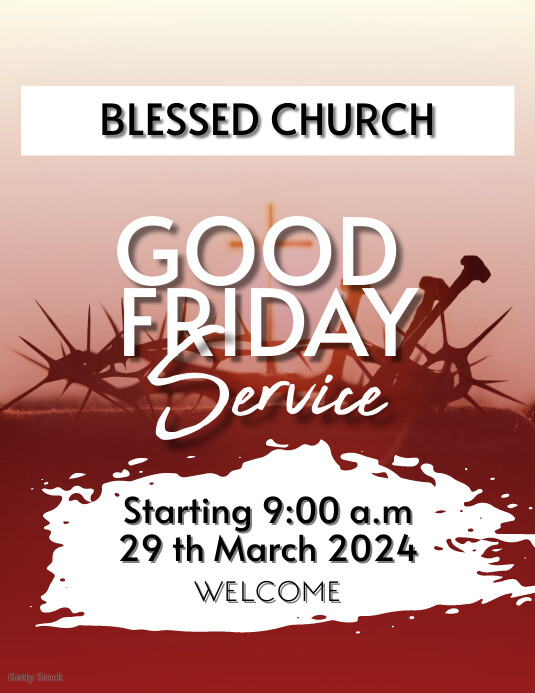 Good Friday Template | PosterMyWall