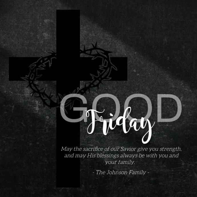 Good Friday Template | PosterMyWall