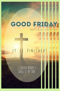 Good Friday Posters Ads Template | PosterMyWall