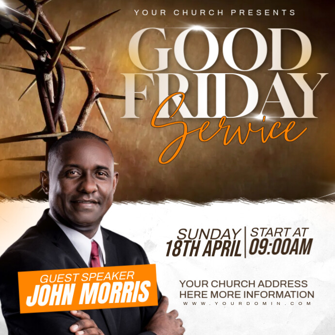 good friday Template | PosterMyWall