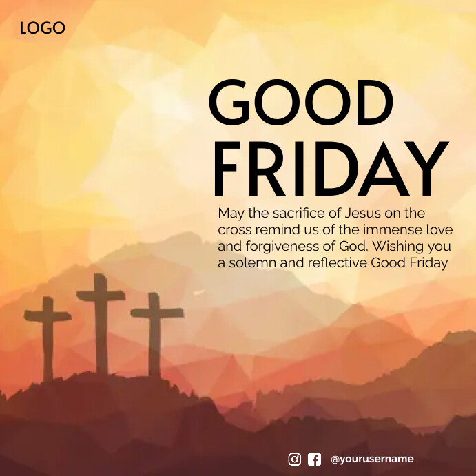 Good Friday Template | PosterMyWall