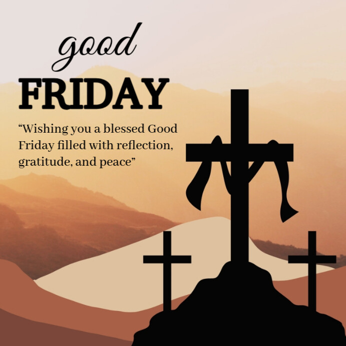 Good Friday Template | PosterMyWall