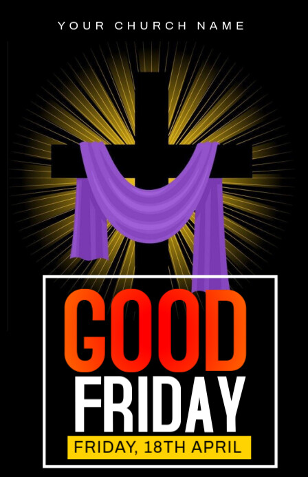Copy of Good Friday | PosterMyWall