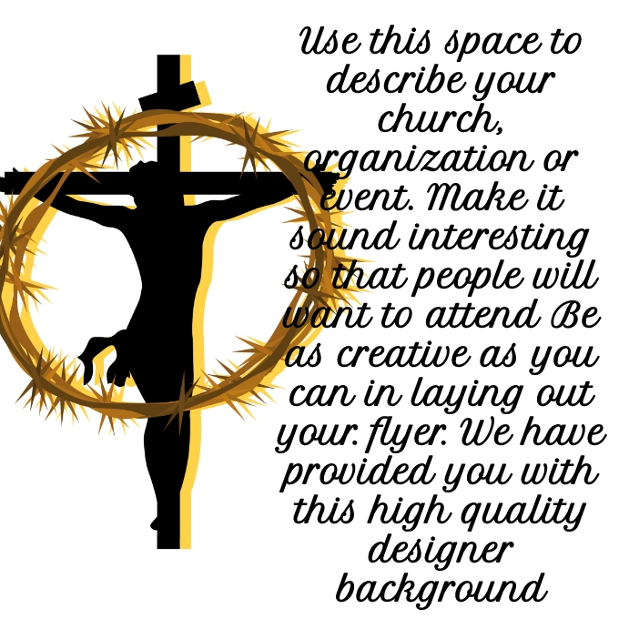 Copy of Good Friday | PosterMyWall