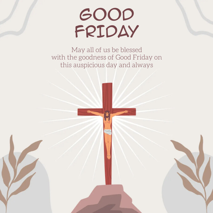 Good Friday Template | PosterMyWall