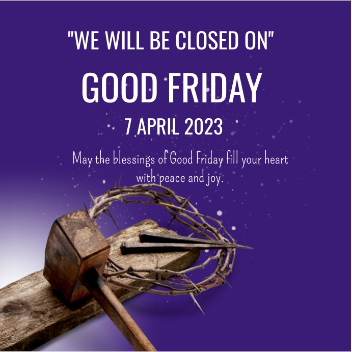 good friday Template | PosterMyWall