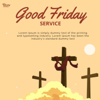 Fully Editable Good Friday Template | PosterMyWall