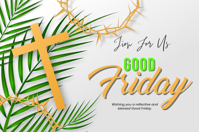 good Friday Template | PosterMyWall