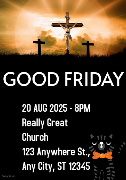 Good Friday Template | PosterMyWall