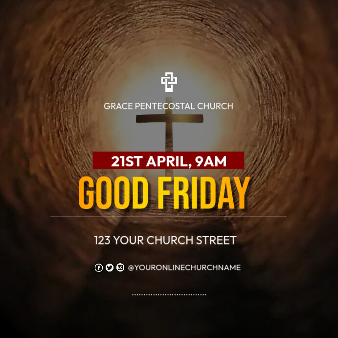 Copy of good friday | PosterMyWall
