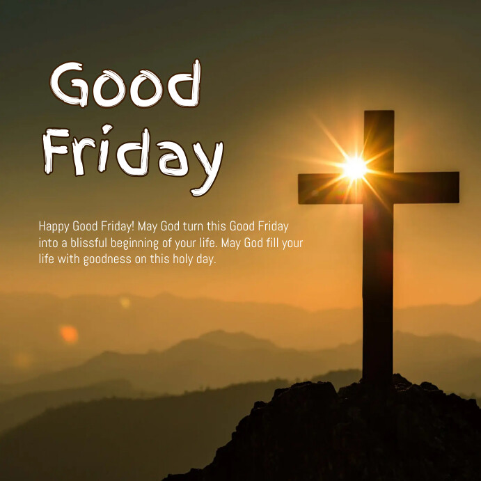 Plantilla de Good Friday | PosterMyWall