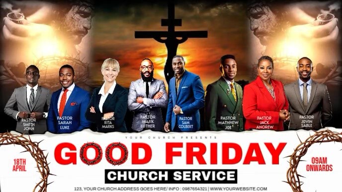 Good Friday Template | PosterMyWall