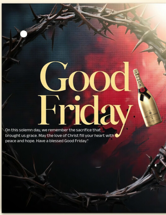 Plantilla de Good Friday | PosterMyWall