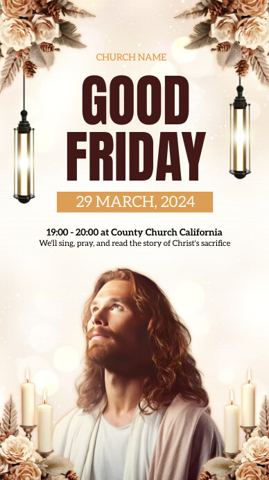 good friday Template | PosterMyWall