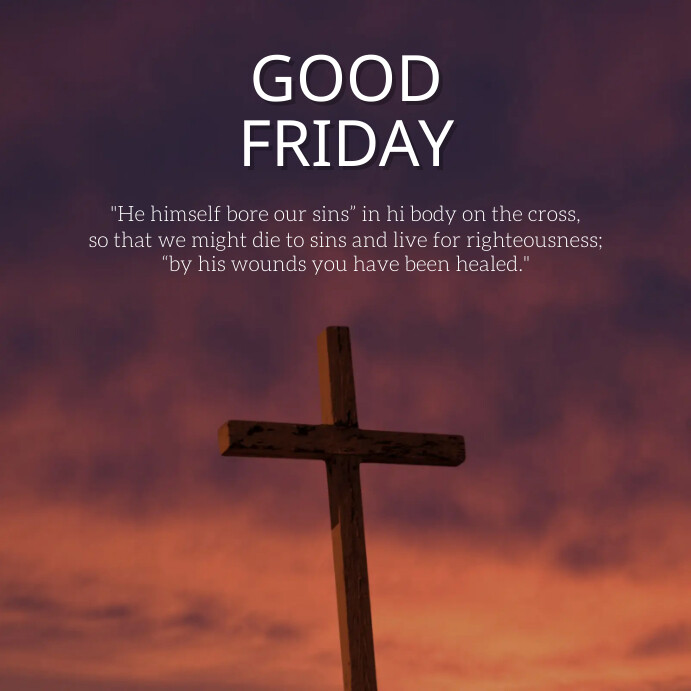 Good Friday Template | PosterMyWall