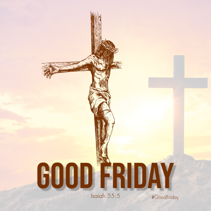 Good Friday Template | PosterMyWall