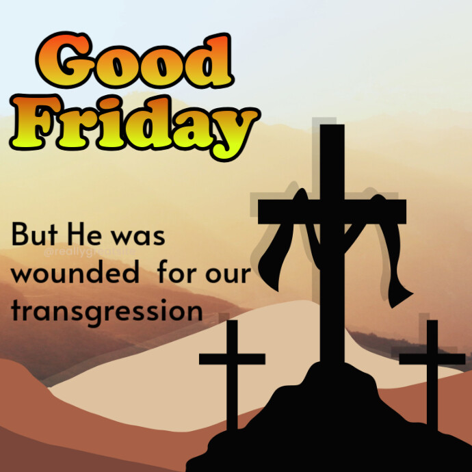 Good Friday Template | PosterMyWall