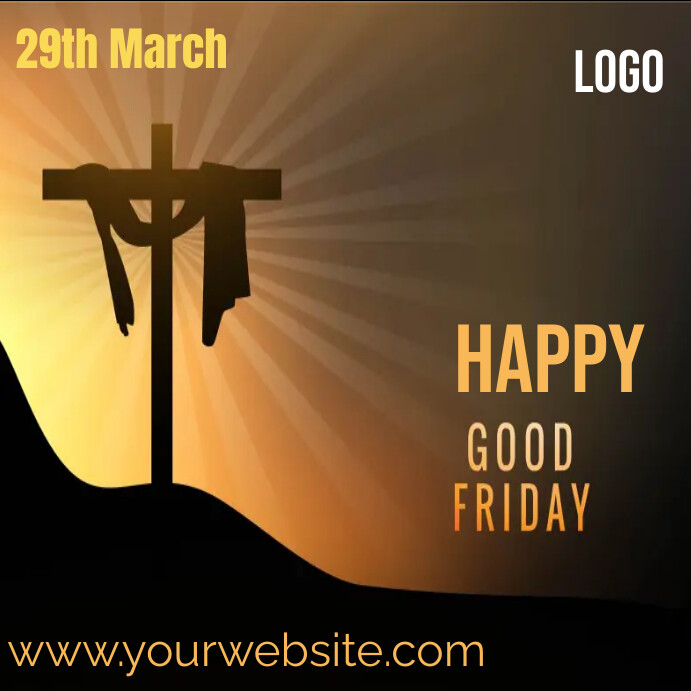 Good Friday design template | PosterMyWall