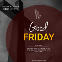 GOOD FRIDAY SHOP CLOSED NOTICE TEMPLATE | PosterMyWall