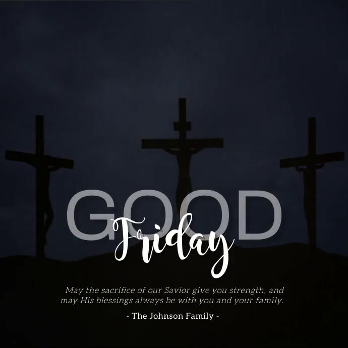 Good Friday Template | PosterMyWall