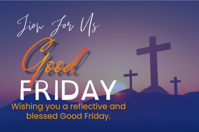 good Friday Template | PosterMyWall