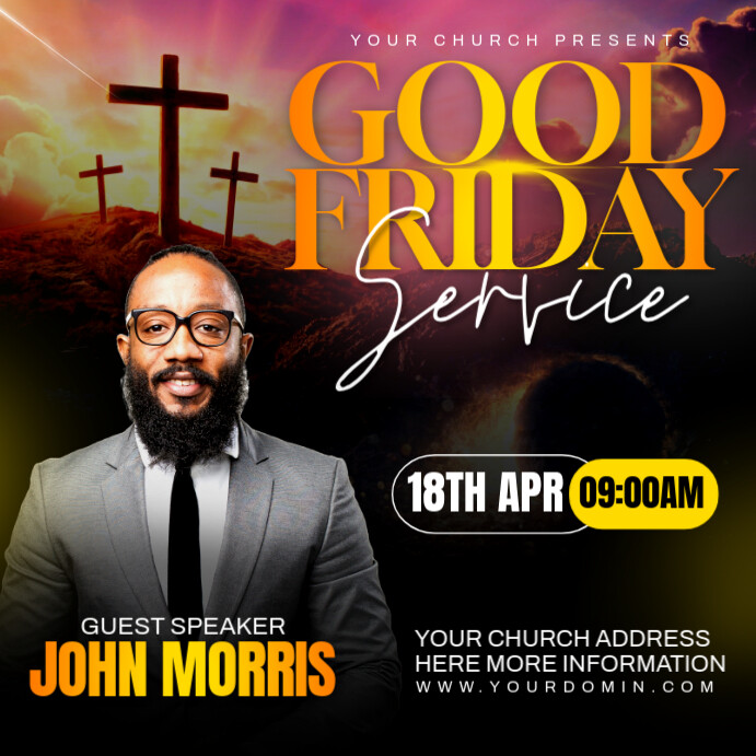 good friday Template | PosterMyWall
