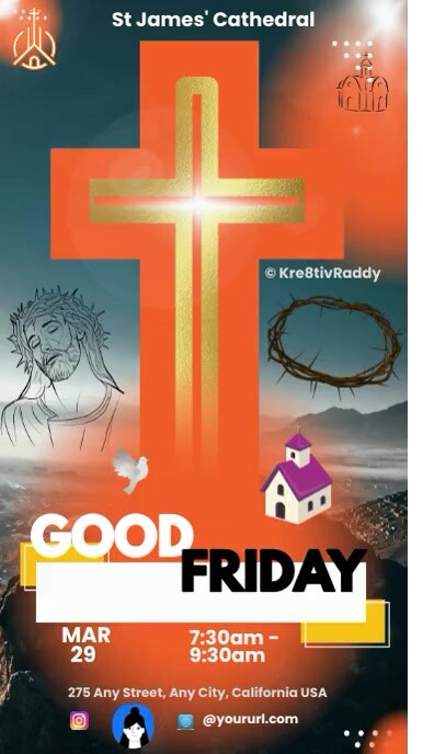 Good Friday Template | PosterMyWall