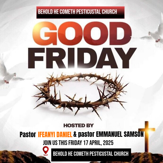 Copy of Good Friday | PosterMyWall