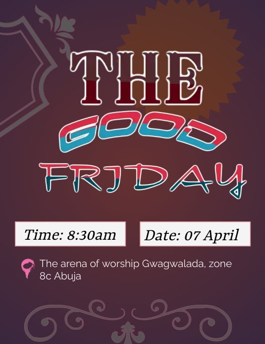 good friday Template | PosterMyWall